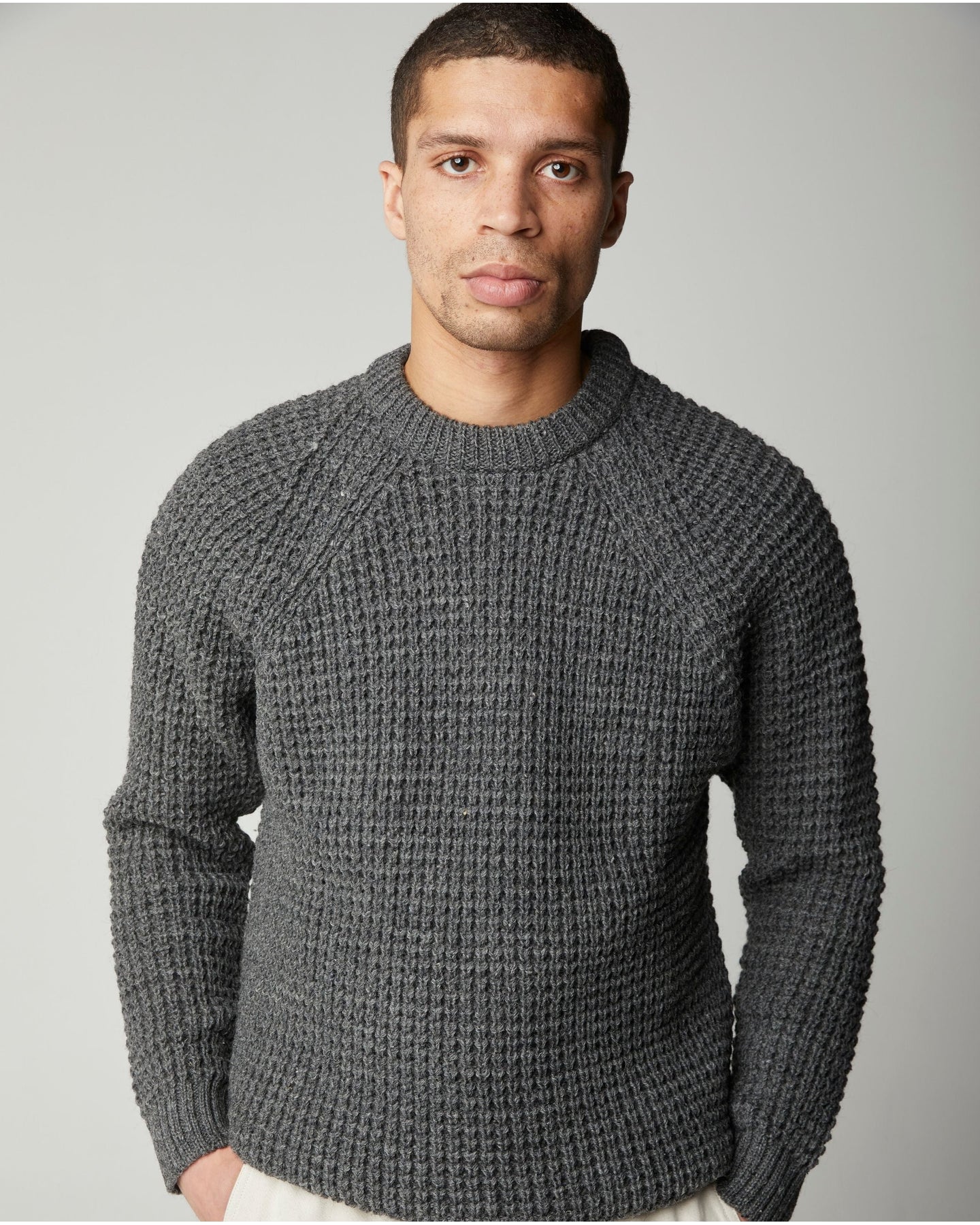Waffle Crew Jumper – Peregrine Clothing