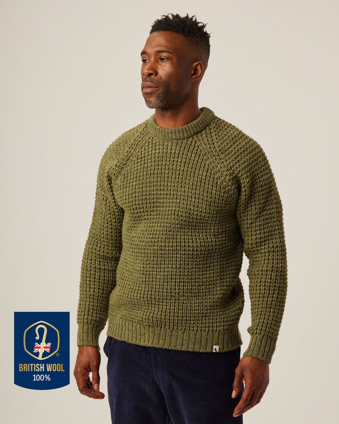 Waffle Crew Jumper – Peregrine Clothing