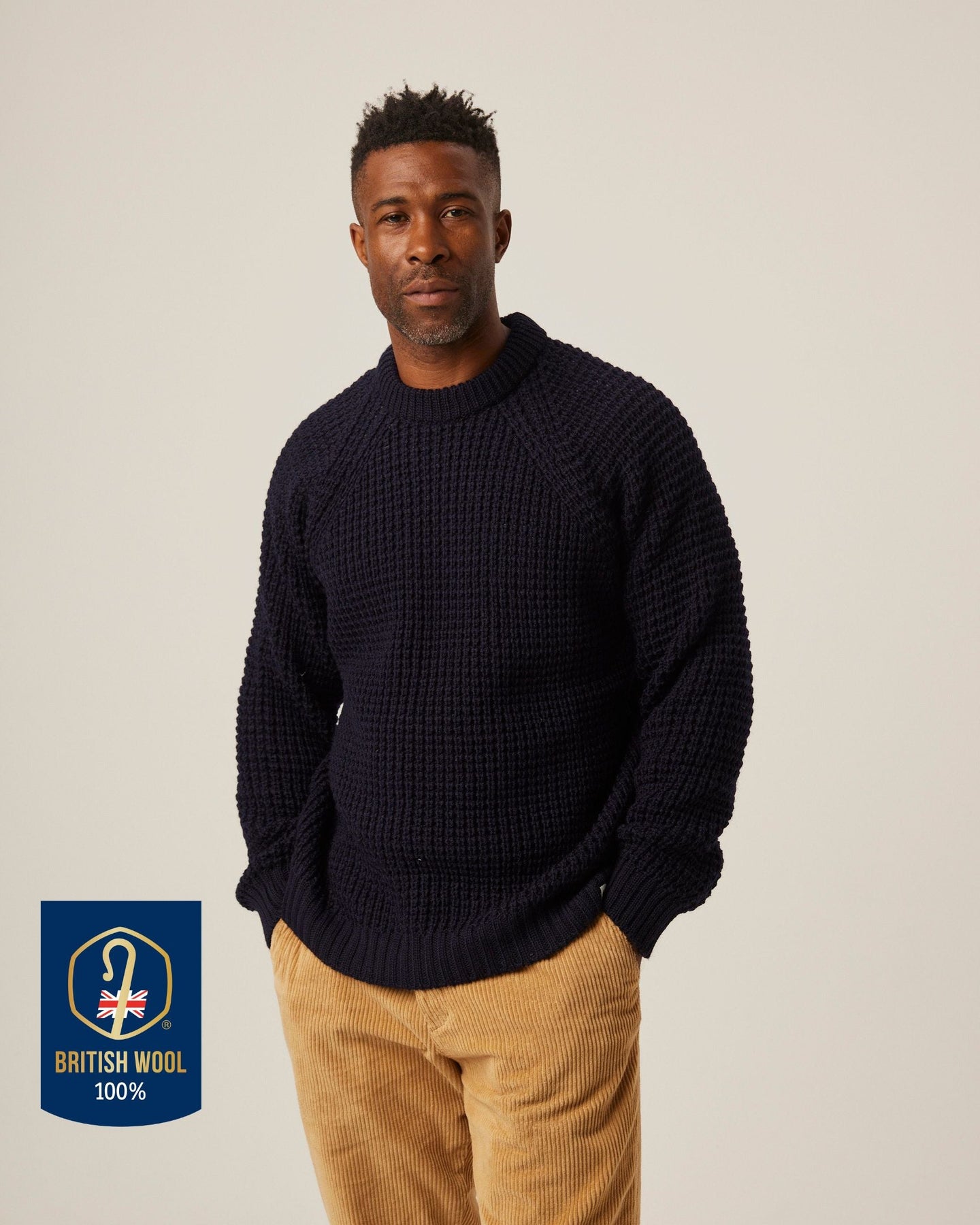Waffle Crew Jumper – Peregrine Clothing